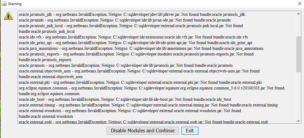 SQL Developer cannot start after I installed JDK_19 - Oracle Forums SQL Developer cannot start after I installed JDK_19 - Oracle Forums