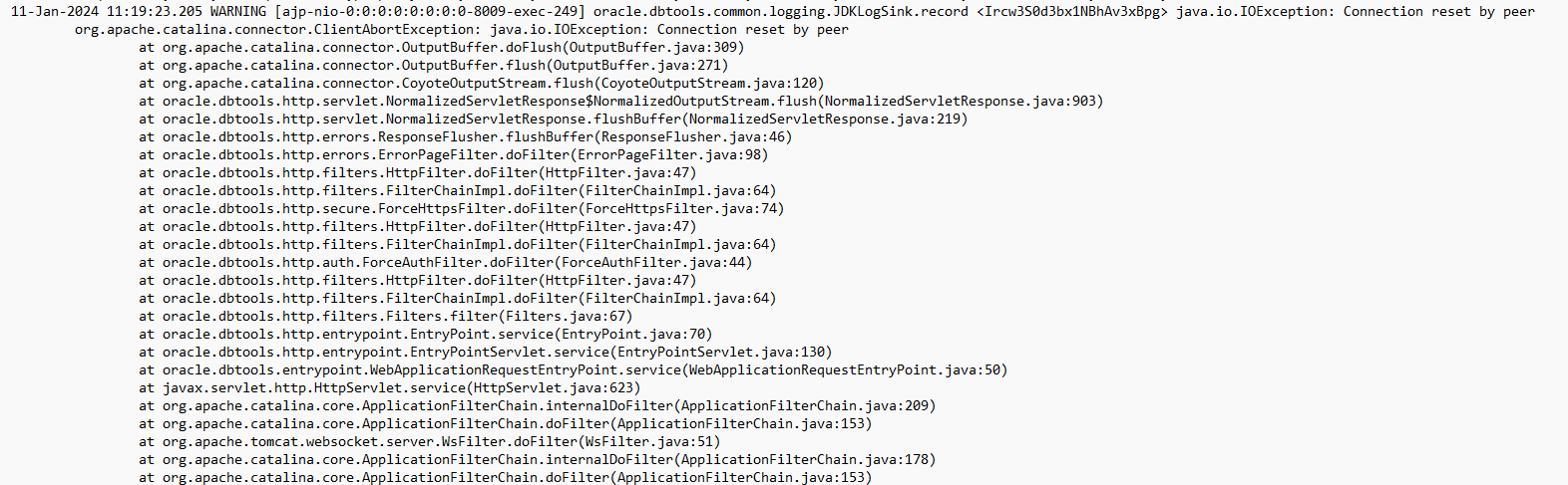 Ords Crashes Running New Ords 23 4 With Apache Tomcat 9 0 Java 17 Oracle Forums