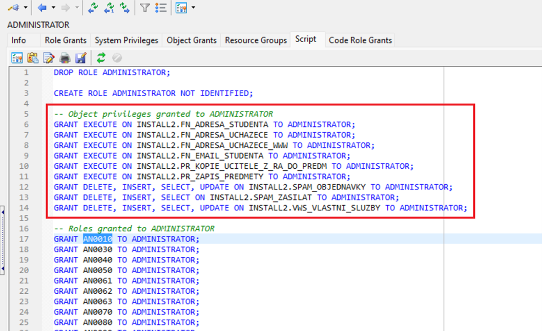 Generation of DDL script for ROLE - Oracle Forums Generation of DDL script for ROLE - Oracle Forums