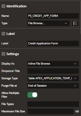 To add the PDF file to oracle apex - Oracle Forums
