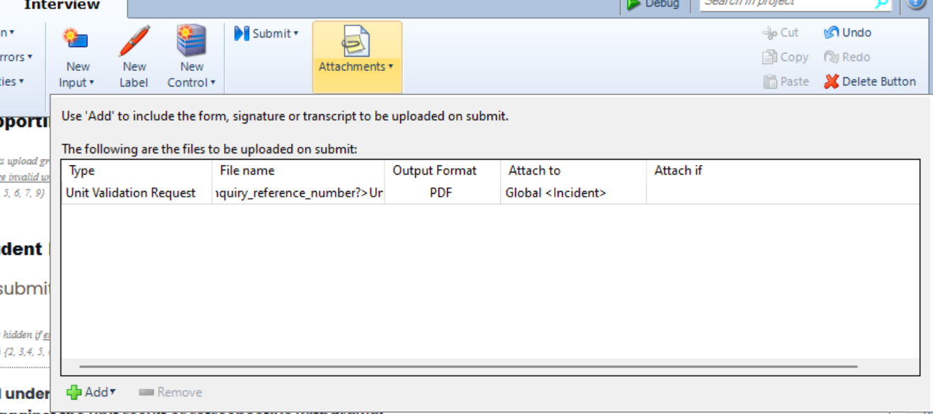 Form Submit Attachment pdf name can contain Incident reference number? - Oracle Forums