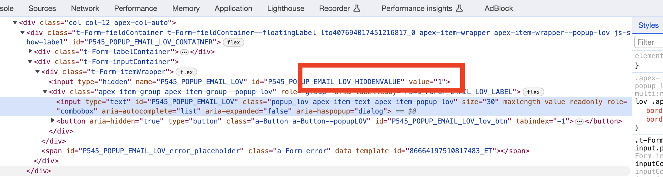 How To Solve Possible Popup Lov Bug While Setting Values In Apex 20 2 Oracle Forums