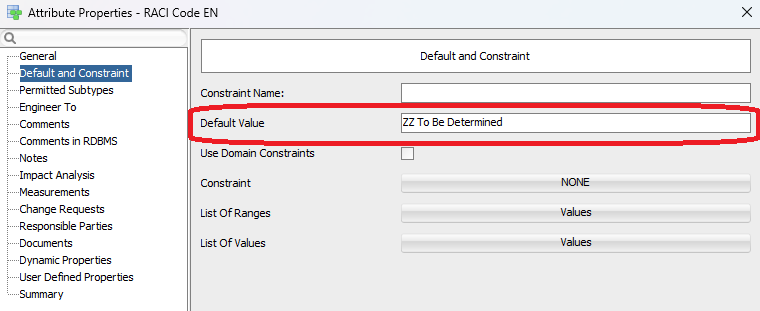 Default Value From Domain Administration Is Not Propagated Oracle Forums