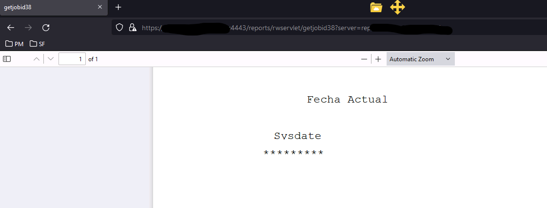 Reports Server Queue Status Job Status Job Name Link Not Oracle Forums