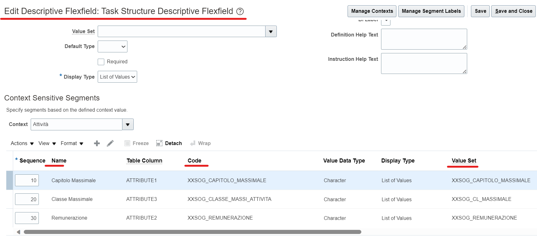 API Flexfield - Project - Oracle Forums