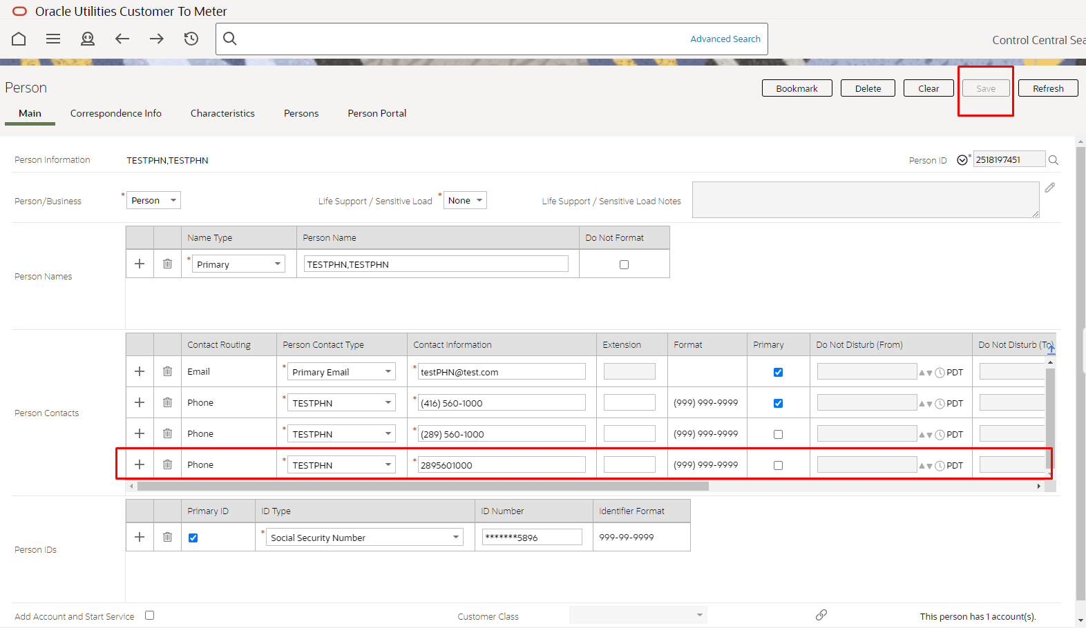 Resolve discrepancies in saving phone numbers via UI vs. IWS - Oracle Forums