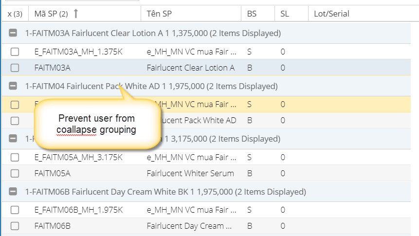 How To Disable Grid Column Group From Collapsed Oracle Forums Stage
